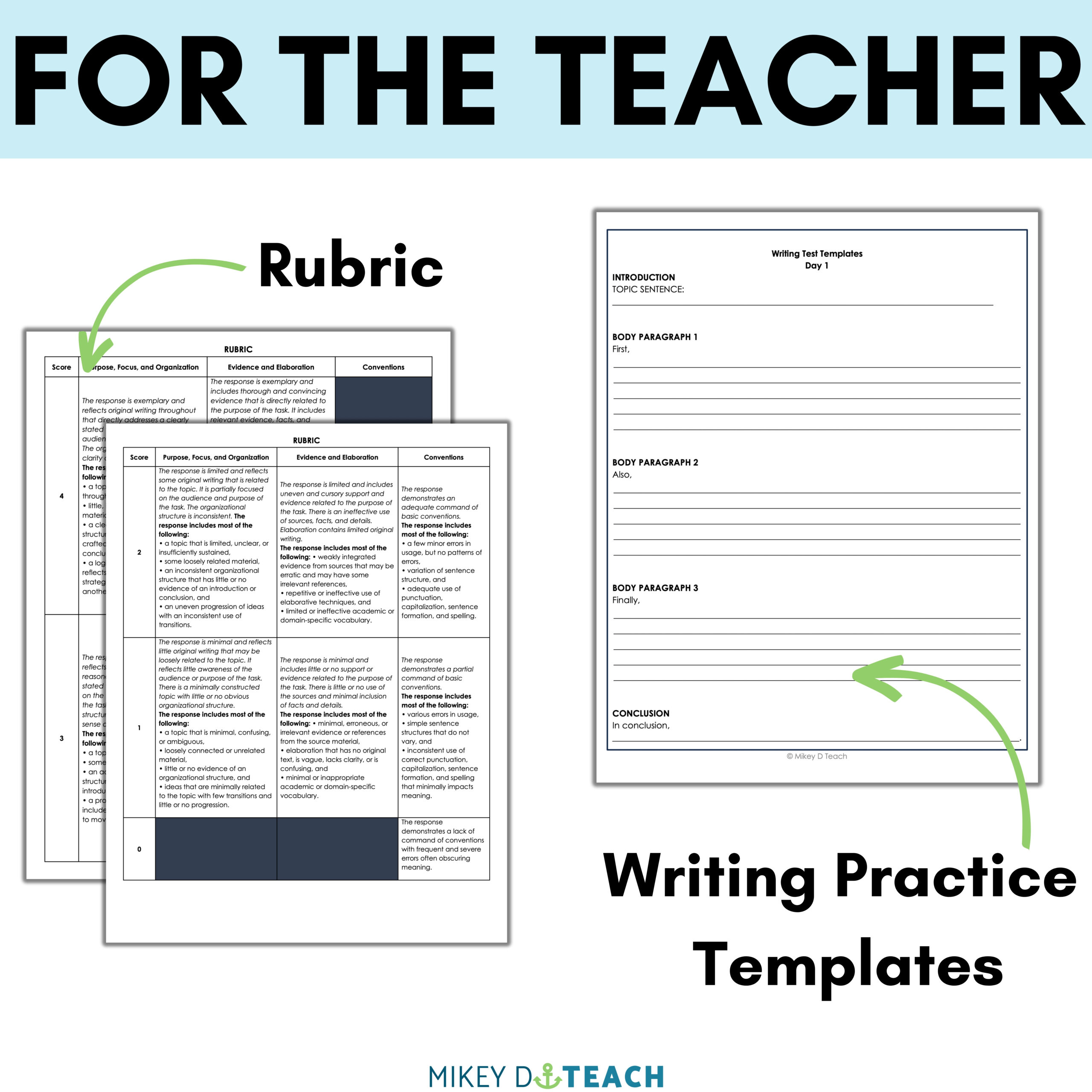 ELA Test Prep Packet - Grade 3 Opinion Writing - Persuasive Writing ...