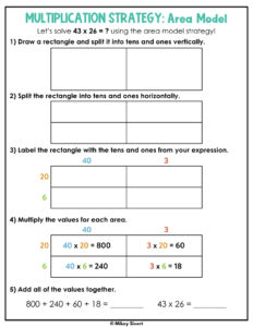Teaching Multi-Digit Multiplication Strategies - Mikey D Teach