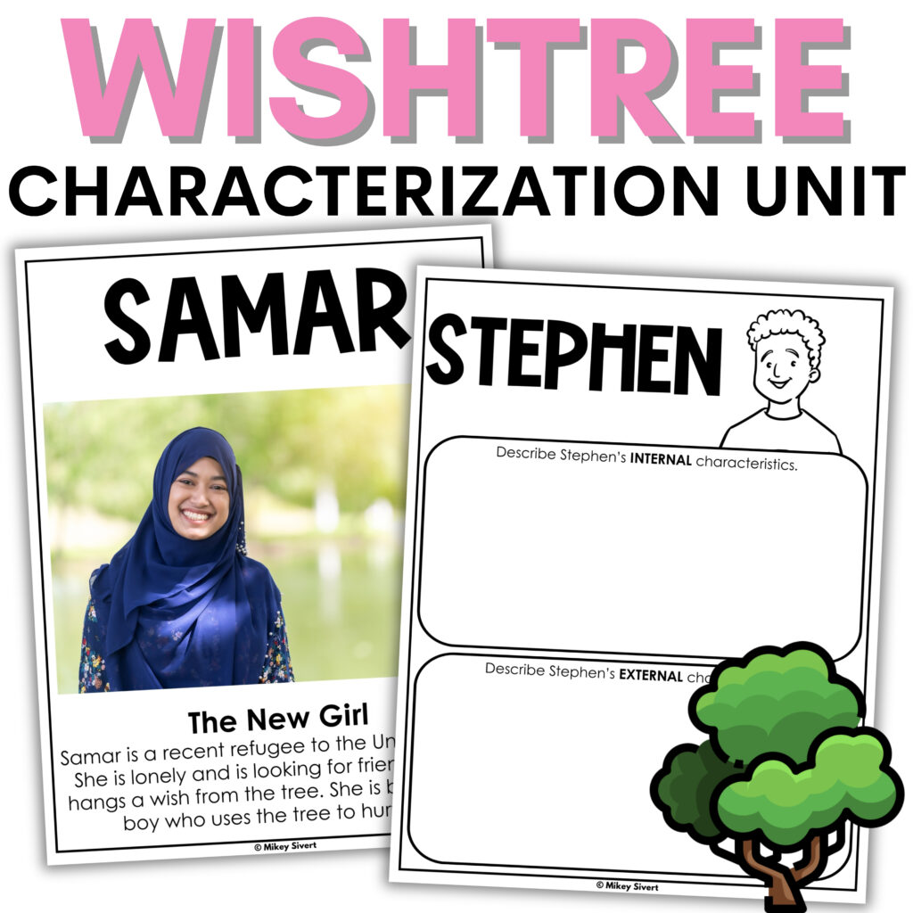 Wishtree Character Study - Activities for Wishtree Novel by Katherine ...